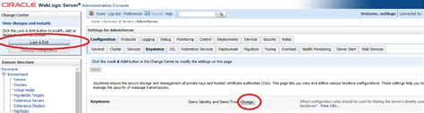 configuring ssl in weblogic server 12c