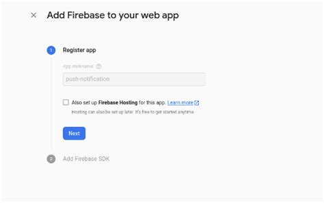 how to implement firebase web push notification in laravel