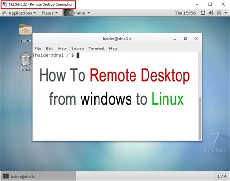 how to remote desktop from windows to linux easy