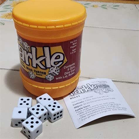Toys Farkle Classic Dice Rolling Risk Taking Game Poshmark