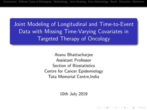 Pdf Joint Modeling Of Longitudinal And Time To Event Data With