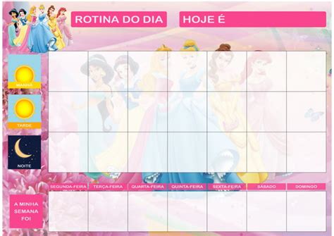 Quadro Rotina Diária Infantil Imantado Elo7 Produtos Especiais