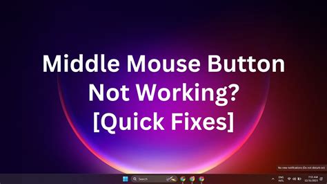 How To Fix Middle Mouse Button Not Working Middle Mouse Button Not