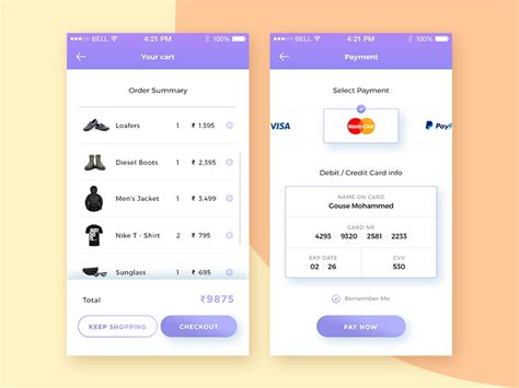 daily ui 002 credit card checkout by gouse mohammed on