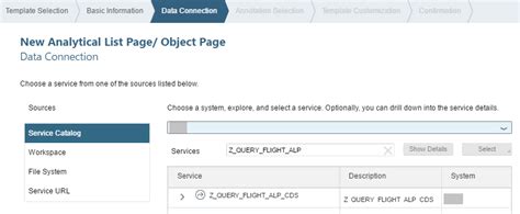create an analytical list page using abap cds views and