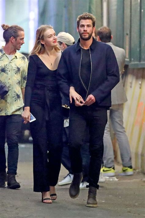 Maddison Brown And Liam Hemsworth Night Out Together In New York City