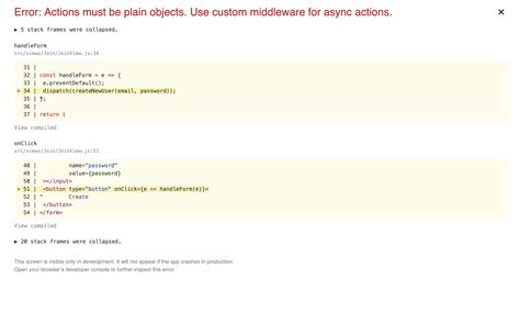 reactjs how to log errors in browser error view instead of blank