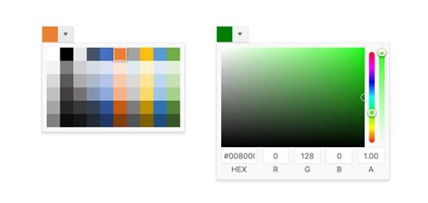 angular colorpicker component kendo ui for angular
