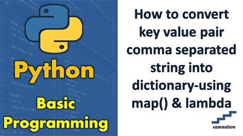 how to convert key value pair comma separated string into dictionary