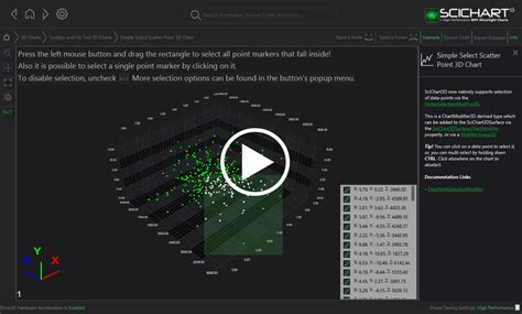 wpf 3d chart data point selection example fast native