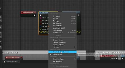 Quick Dev Tip 51 Ue4 Ue5 Disable Blueprint Node — Cbgamedev
