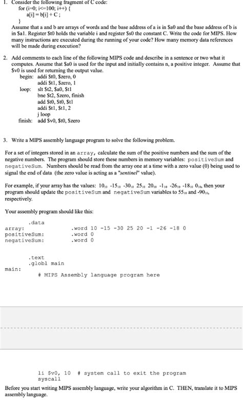 solved i consider the following fragment of code for i
