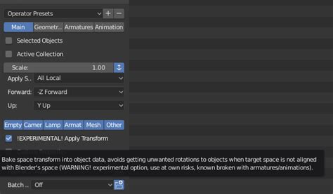 unity importing blender models with different orientations