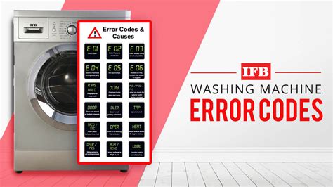 Ifb Washing Machine Error Codes List And Solution