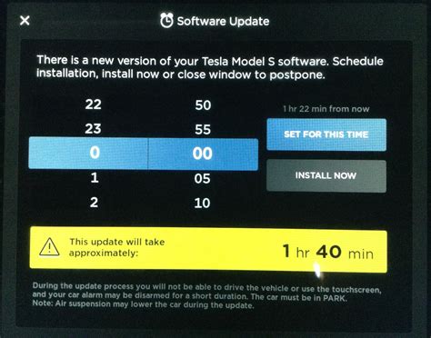 Force Tesla Software Update Freeware Base