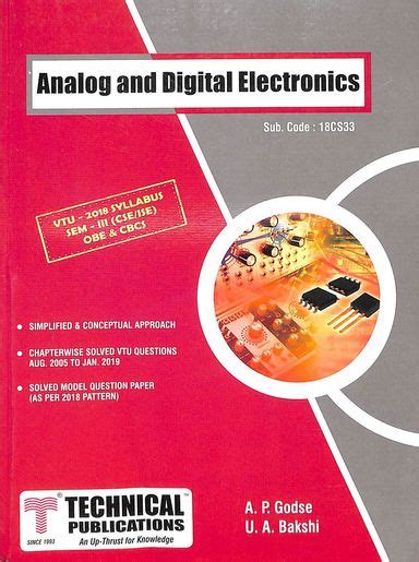 buy analog and digital electronics 3rd sem cse ise vtu book ap godse