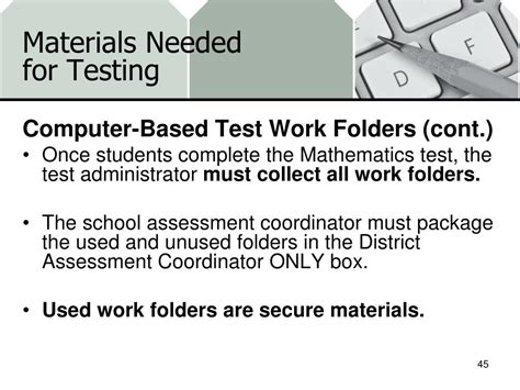 Ppt Spring 2012 Computer Based Testing Cbt Training Materials
