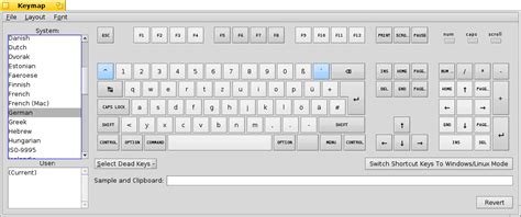 keymap