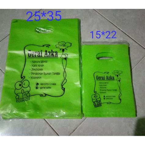 Jual Plastik Olshop Plastik Packing Plastik Cetak Sablon Gagang Plong