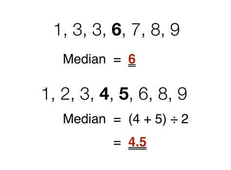 median and mode definition formulae relation videos with examples