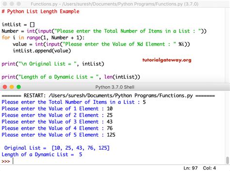 python list length way to find python length of list
