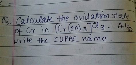 Calculate Oxidation State Of Cr In K2cr2o7 S In H2so4 Mn In Kmno4