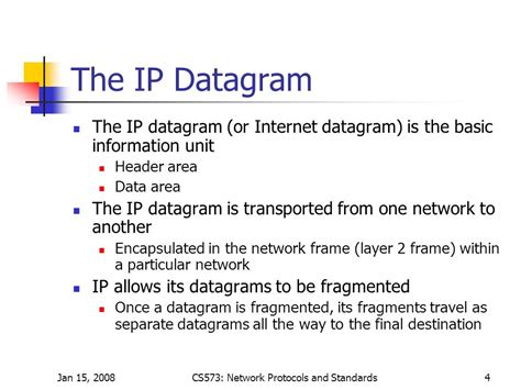 Jan 15 2008cs573 Network Protocols And Standards1 The Internet