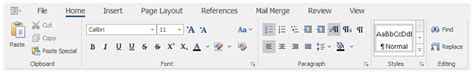 how to create a richeditcontrol with a ribbon ui