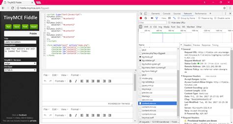 javascript tinymce loads the content min css for each textarea