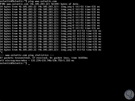 Comando Ping Linux Y Ejemplos Solvetic