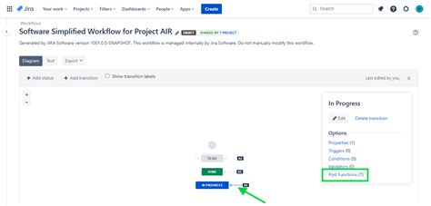 automatically create a confluence page during the status transition of
