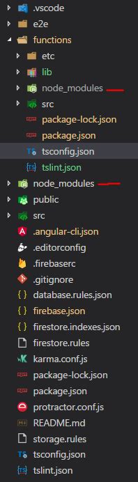 firebase functions deploy looking in wrong directory for