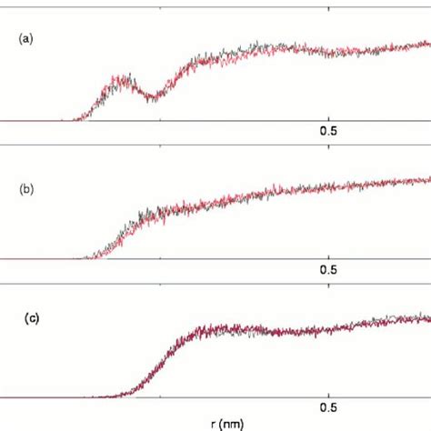 Radial Pair Correlation Function Between Uracil Carbonyl Oxygen Atoms
