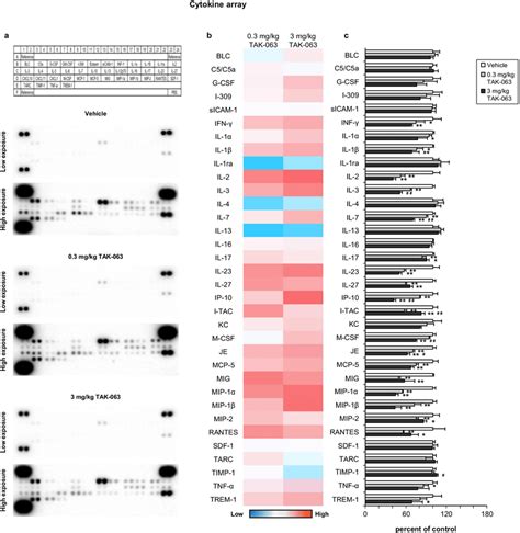 Heat Map And Bar Graph Visualization Of The Cytokines Chemokines