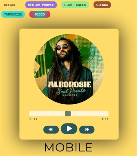 music player ui design html5 css3 js for 5 codeclerks