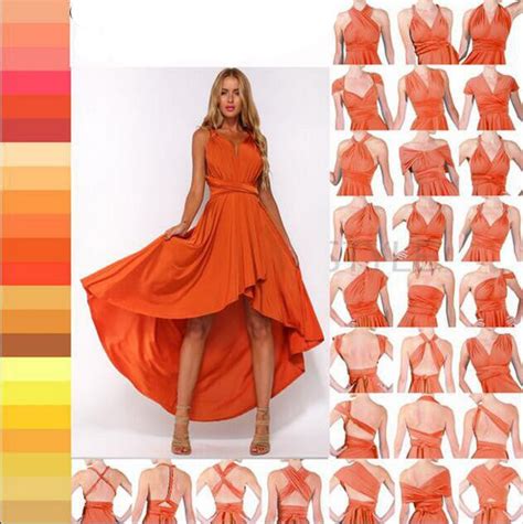 Zky Summer Sexy Women Maxi Dress Red Beach Long Dress Multiway Bridesm