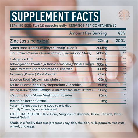 Buy Male Fertility Supplement With Maca Root L Arginine And