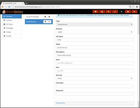configure smtp for outbound emails