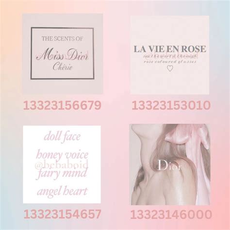 Bloxburg Pink Coquette Aesthetic Decals In 2023 Preppy Decal