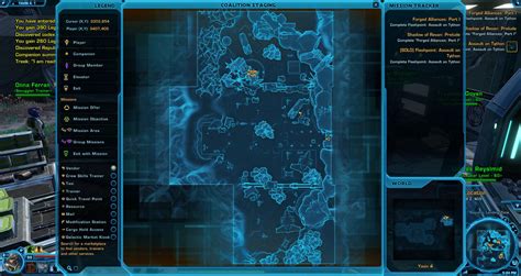 swtor yavin 4 reputation vendor map swtor database