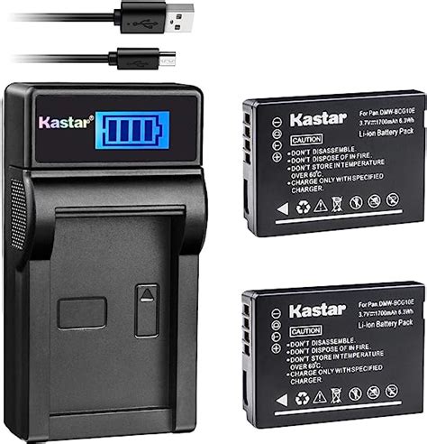 Kastar Battery X2 And Lcd Slim Usb Charger For Panasonic