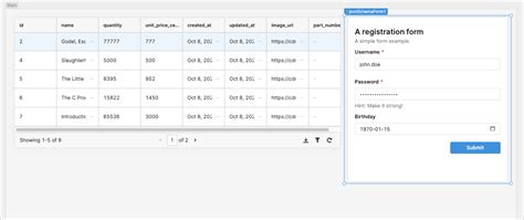 create forms using the json schema form component