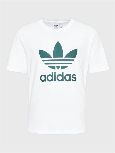 Adidas T Shirt Adicolor Classics Trefoil Hk5227 Bianco Regular Fit