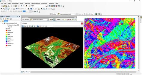 displaying lidar data in arcgis desktop geospatial training services