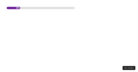 vue3 progress bar forked codesandbox