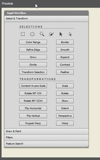 speed up your photoshop cs5 workflow by making your own custom panels
