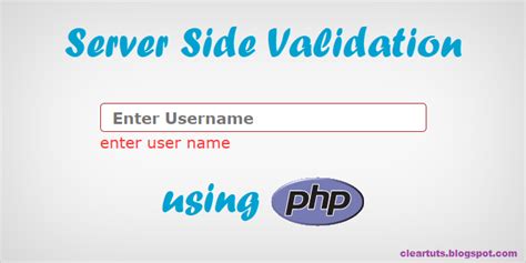 server side form validations using php coding cage