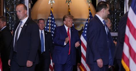 Donald Trumps Arraignment Trump Decries Charges After Pleading Not