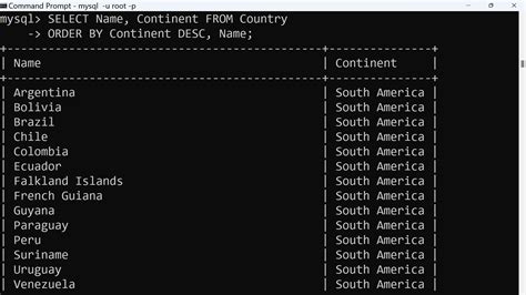 Mysql Select Order By Clause