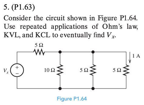 Solved 5 P1 63 Consider The Circuit Shown In Figure